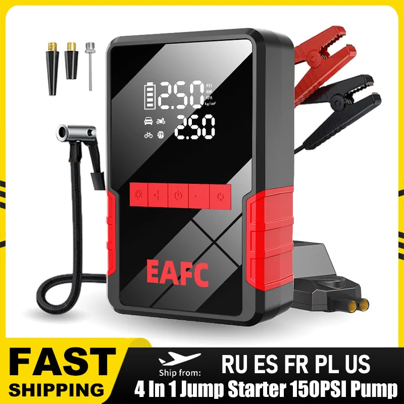 4In1 Jump Starter/Air Compressor – Gadget Syndicate